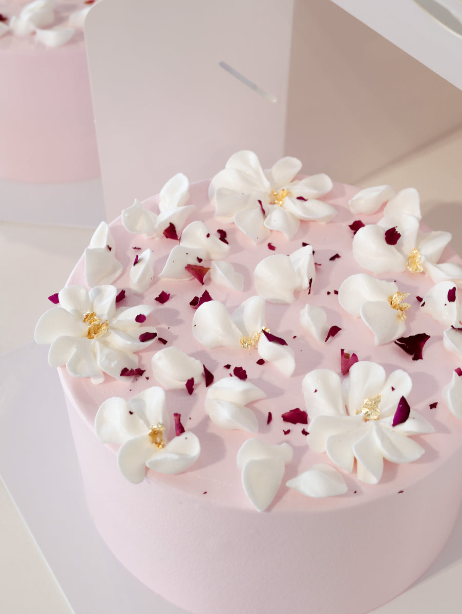 Rose & Lychee Cream Cake | ENZE