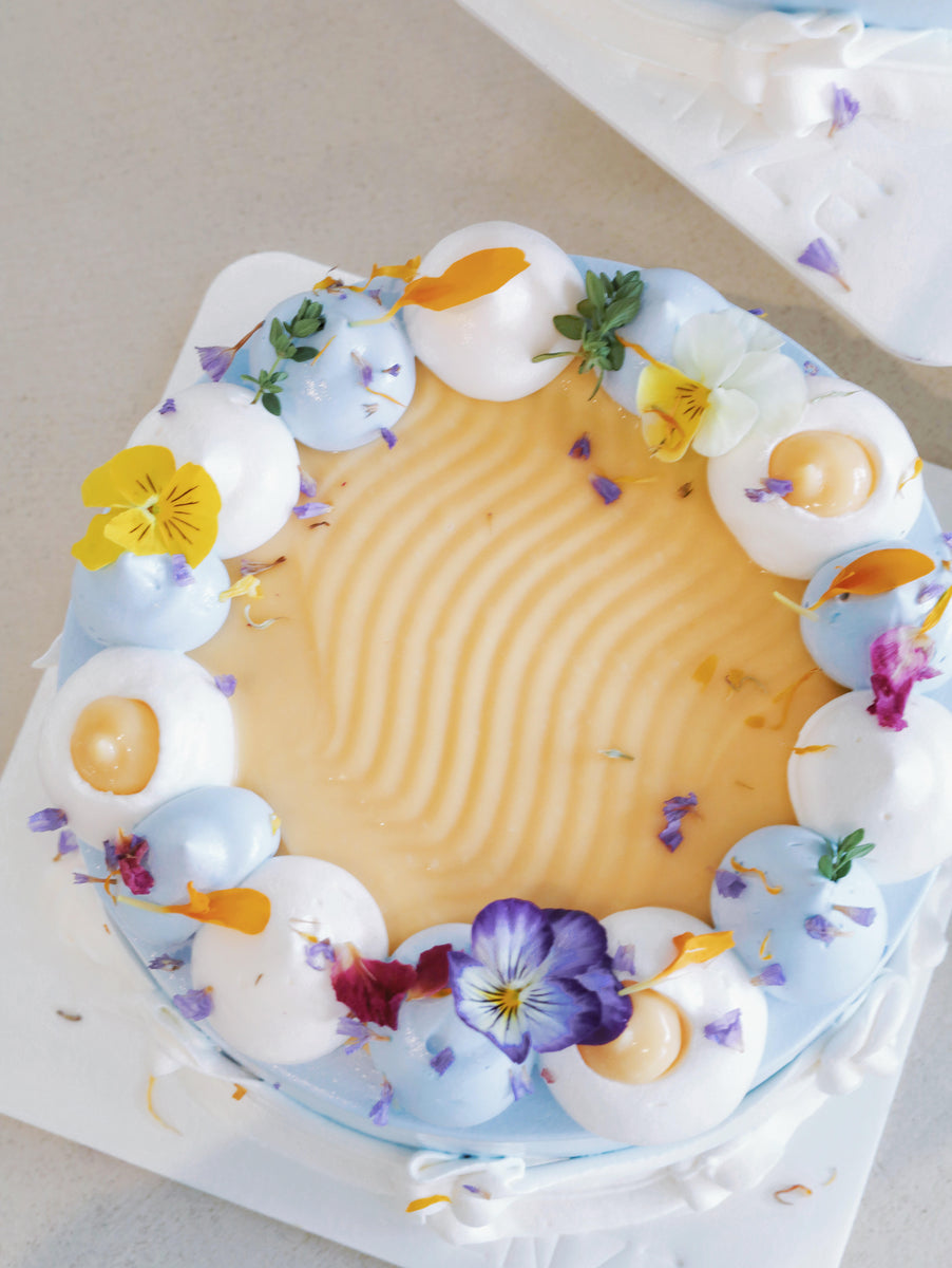 Blueberry Lemon Cream Cake | ENZE