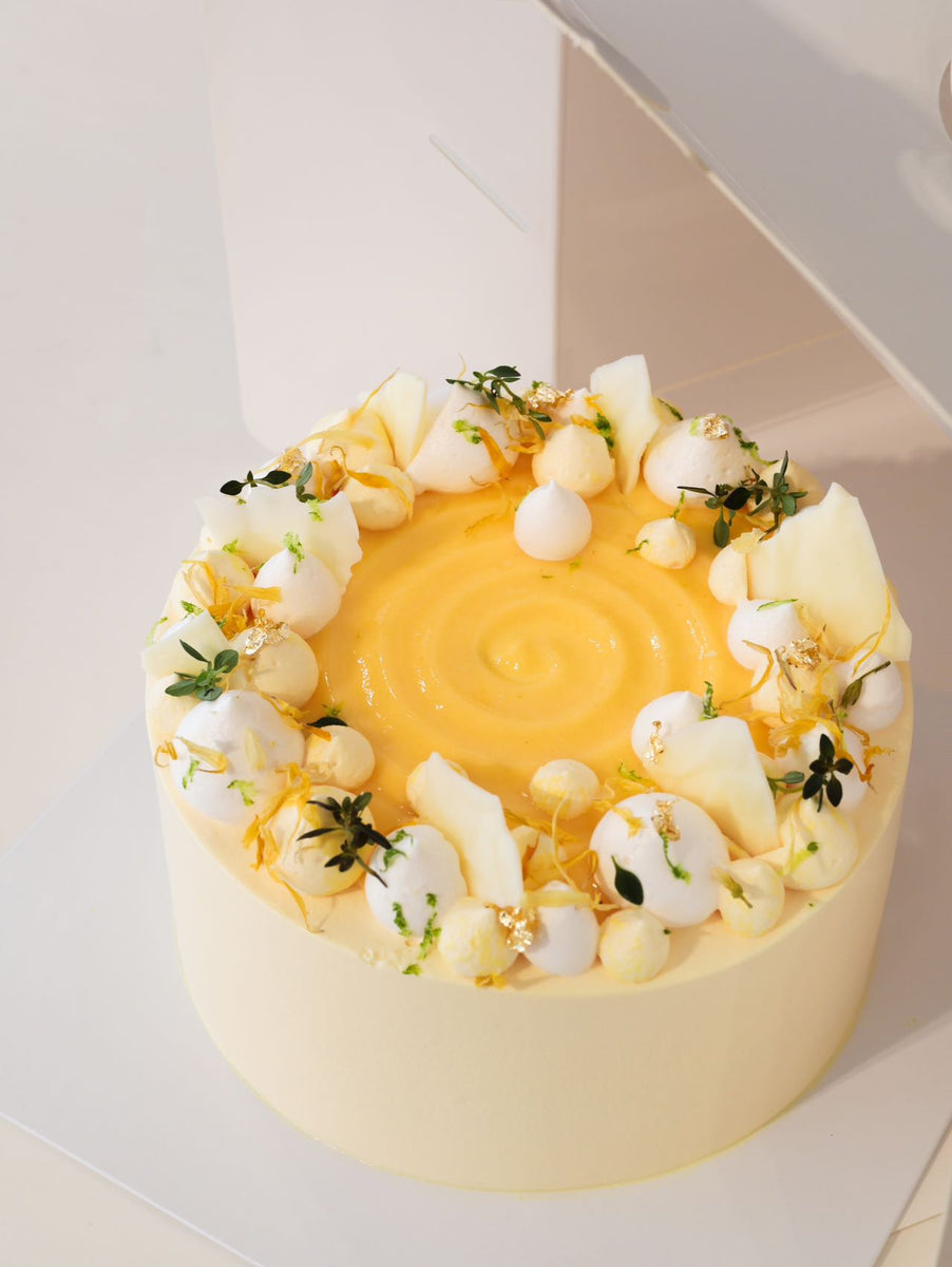 Lemon Yuzu Cream Cake | Zesty Lemon Yuzu Cake by ENZE